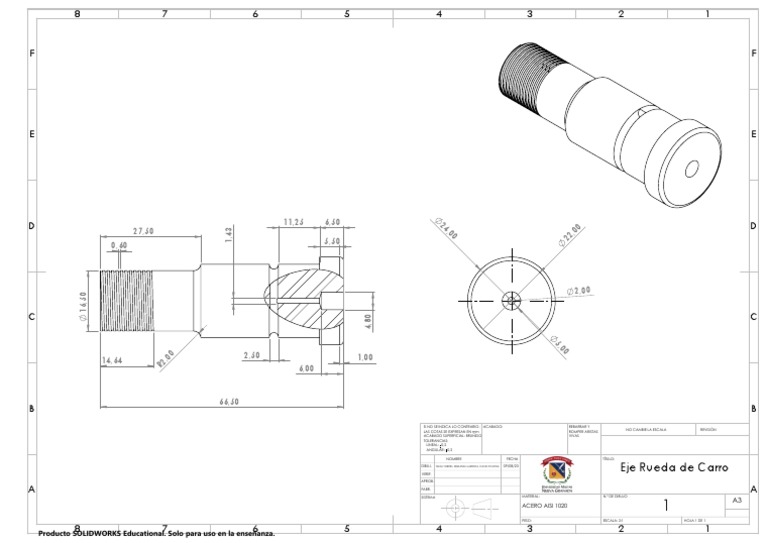 Plano Eje Corregido | PDF