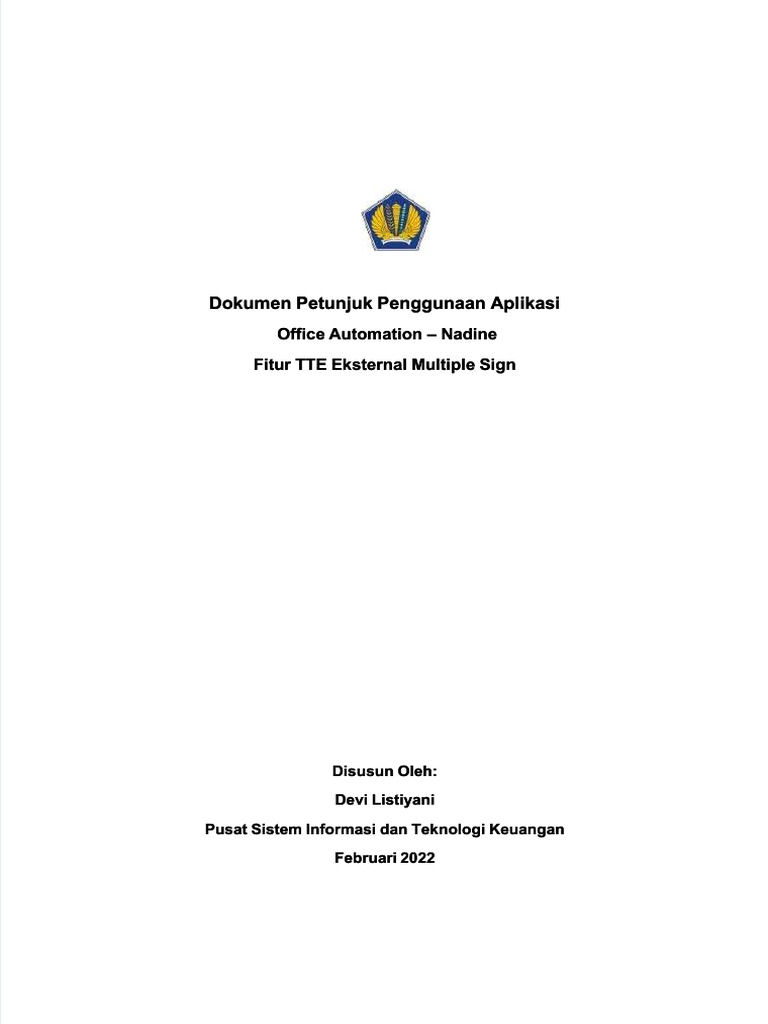 PDF User Manual Tte Eksternal Multisign PDF Compress | PDF