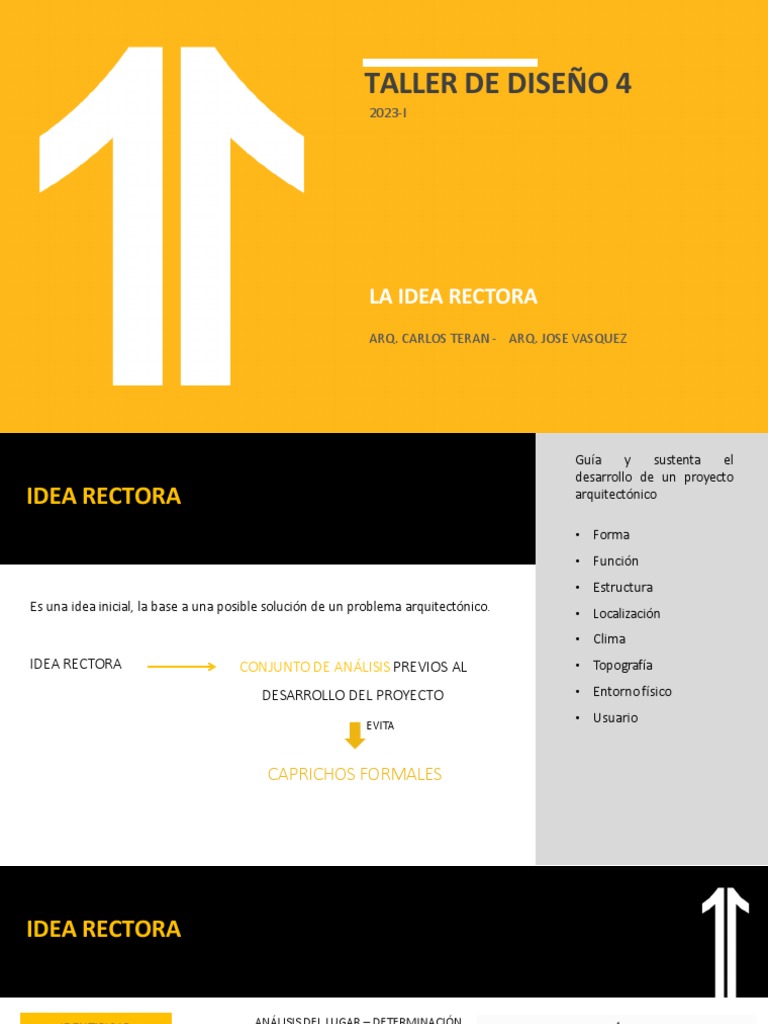 La Idea Rectora Parte I | PDF | Diseño