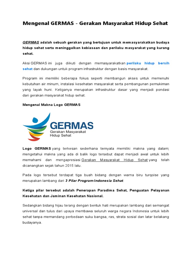 Mengenal GERMAS | PDF