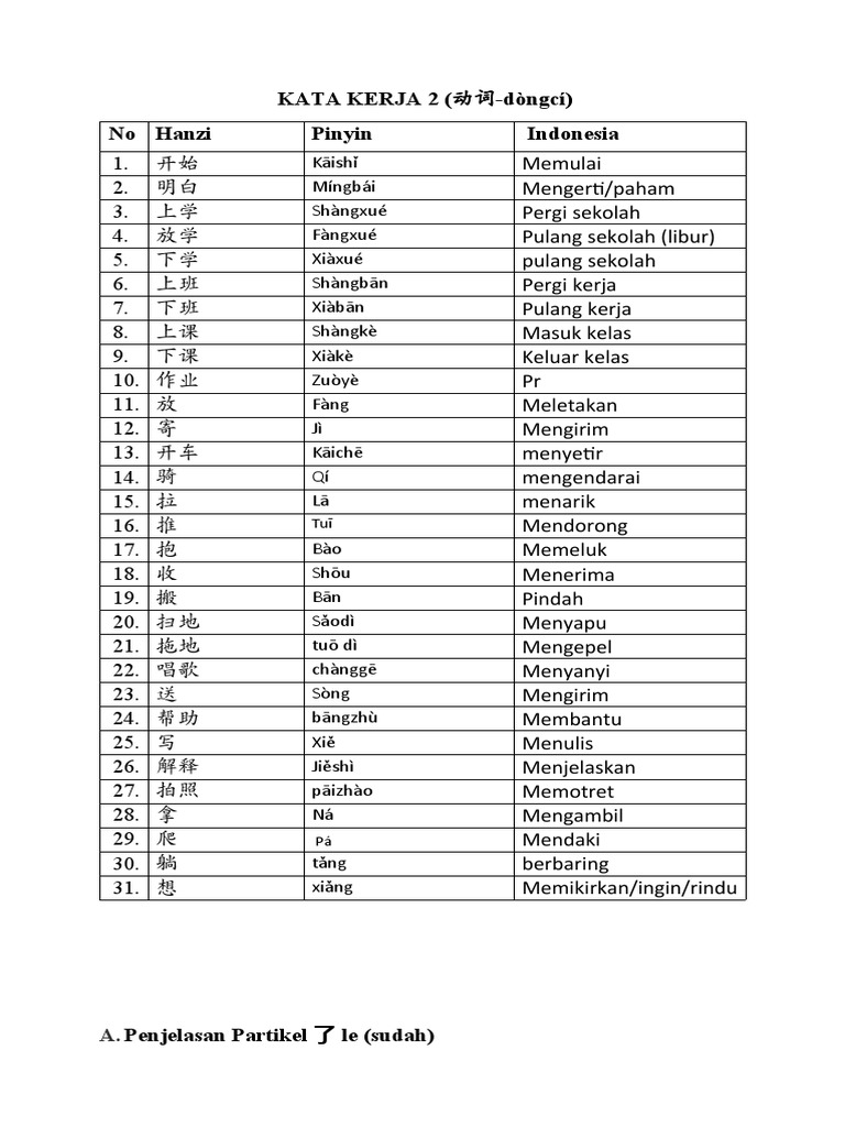 BAB 5 BASIC Kata Kerja 2 | PDF
