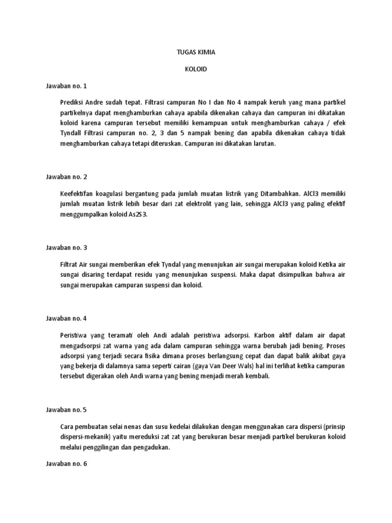 TUGAS KIMIA-WPS Office | PDF