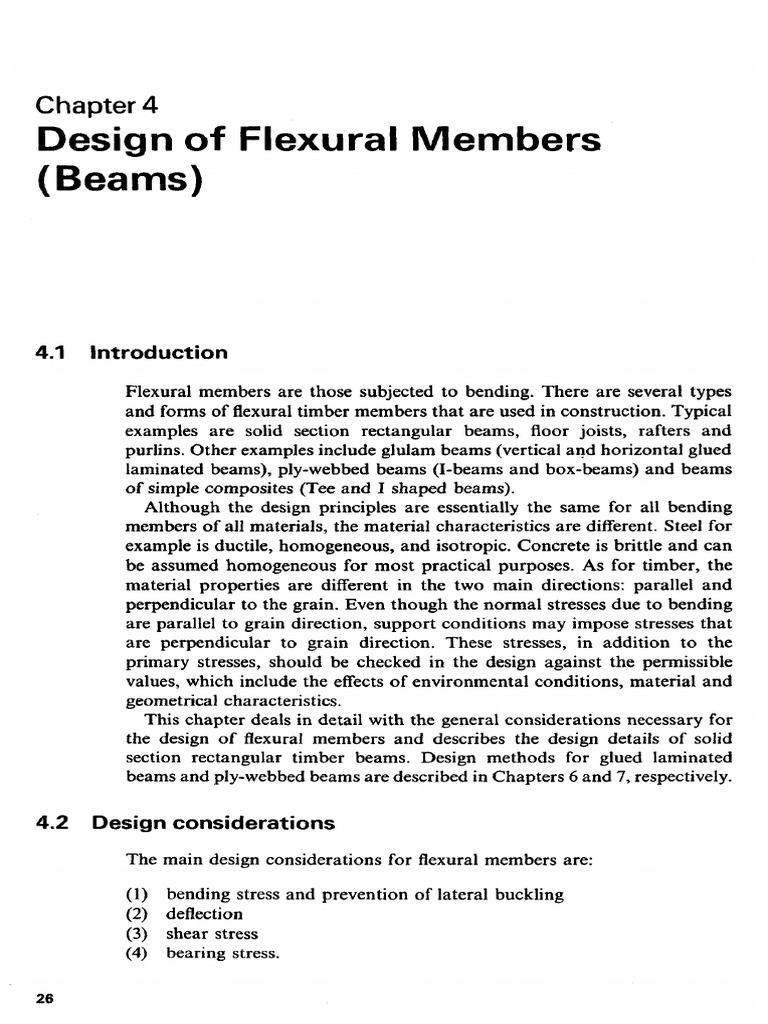 04 Timber | PDF | Bending | Beam (Structure)