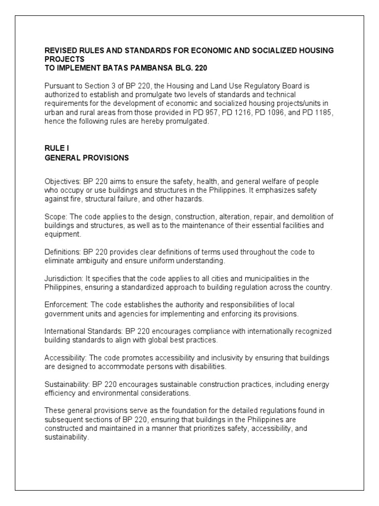 Building Parameters Pdf 