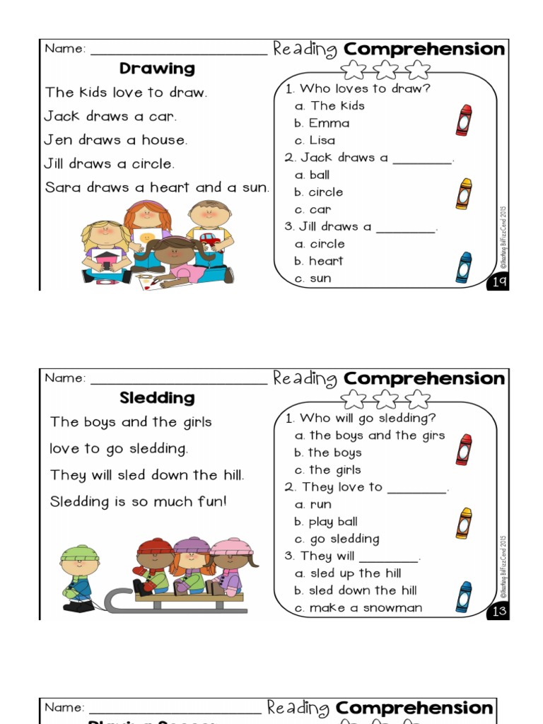 Printable-Reading-comprehension | PDF