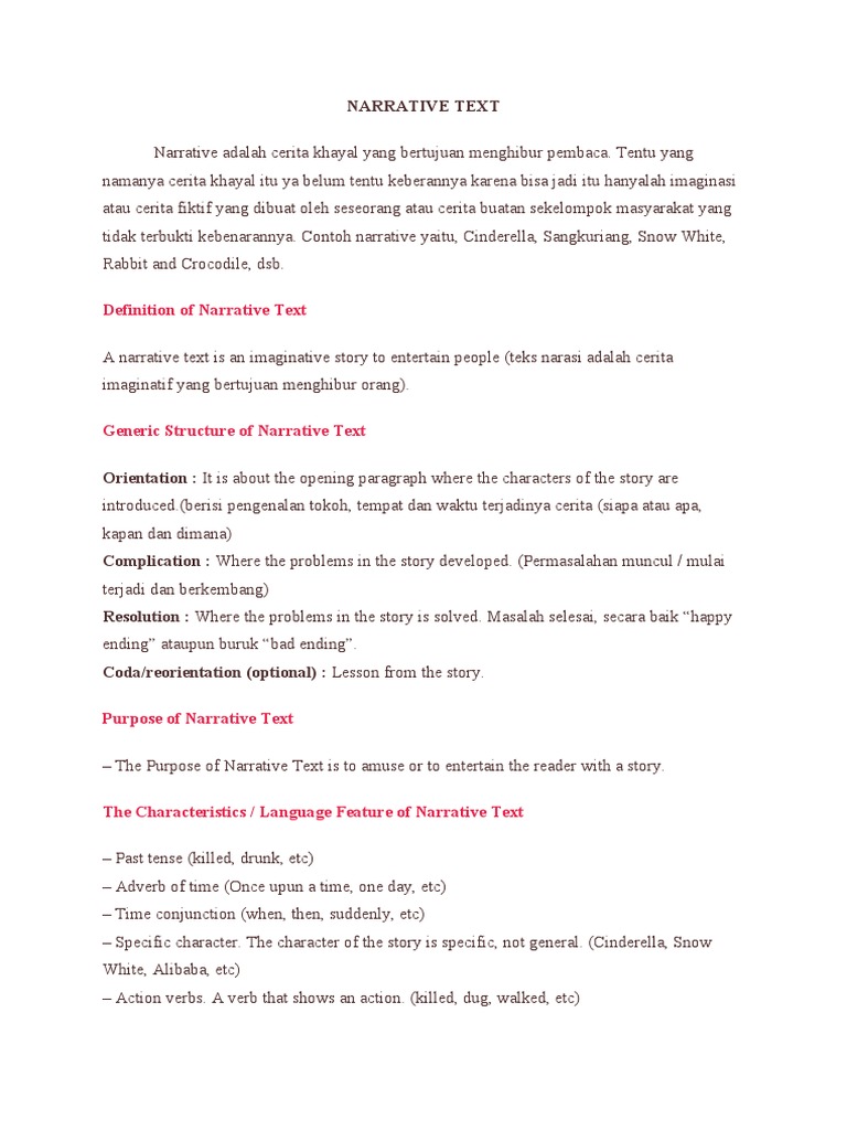 Narrative Text | PDF