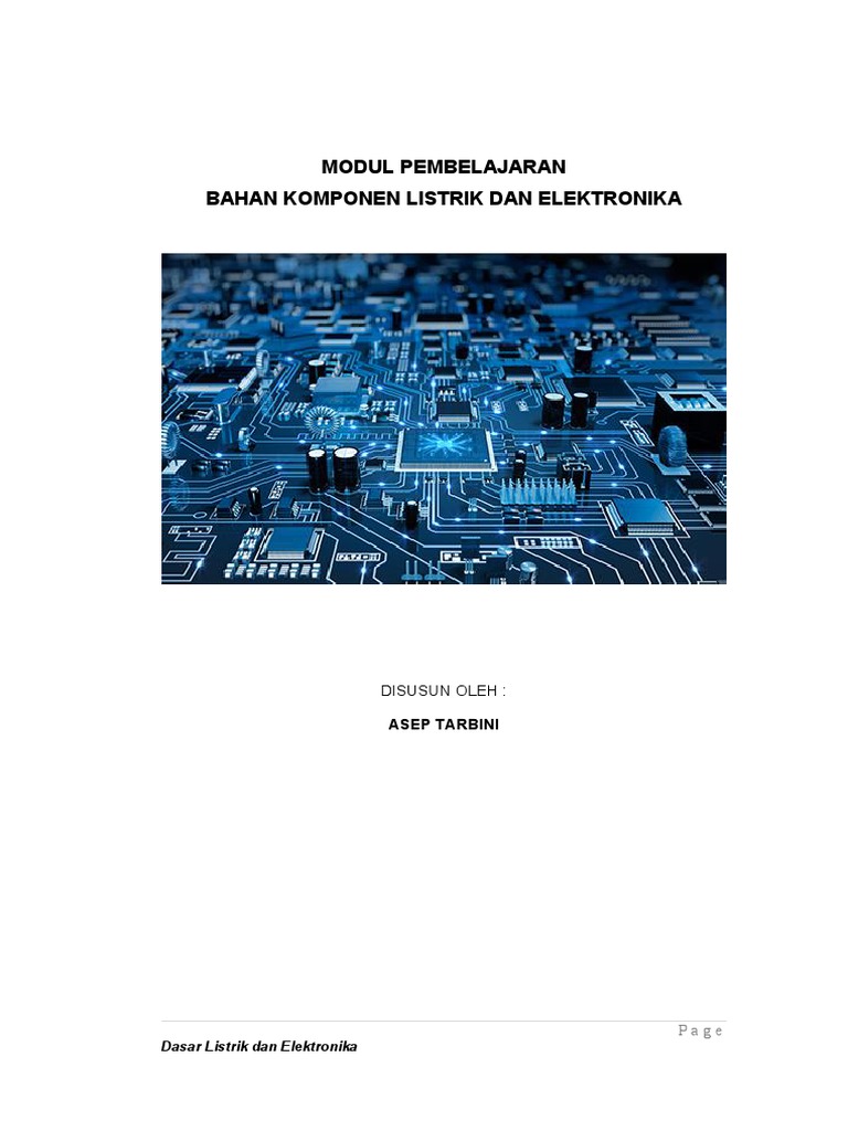 Modul Bahan Komponen Listrik | PDF