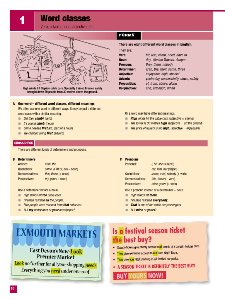 Understanding English Word Classes | PDF | Part Of Speech | Noun