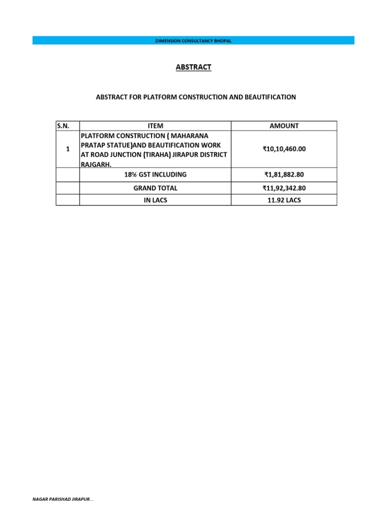 Abstract of Statue Plateform | PDF