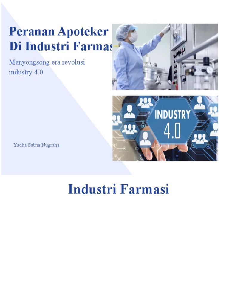 Presentasi Peran Apoteker Industri Farmasi | PDF