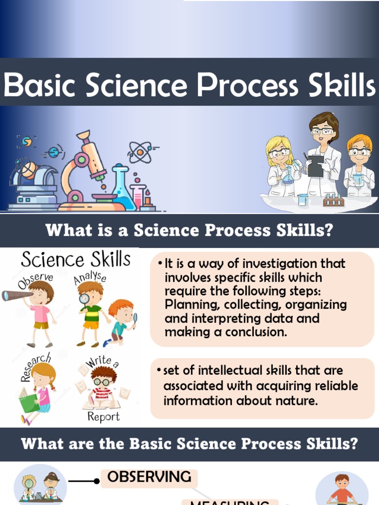 Basic Science Process Skills Overview | PDF