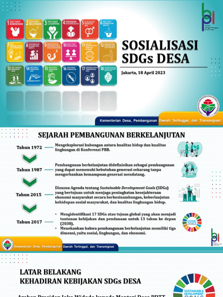 Sosialisasi Sdgs 18042023 Fix | PDF