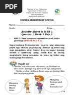 Sanhi at Bunga Worksheet 1 | PDF