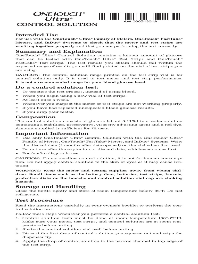 Solution Ultra Control | PDF