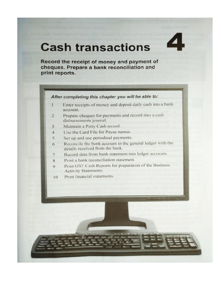 Week 6. Cash Transactions (Ch.4) | PDF