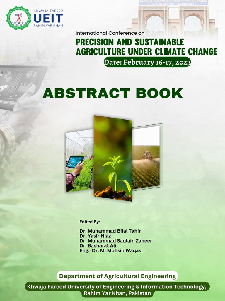 IPSAC-2023 Complete Abstract Book | PDF | Agriculture | Pakistan