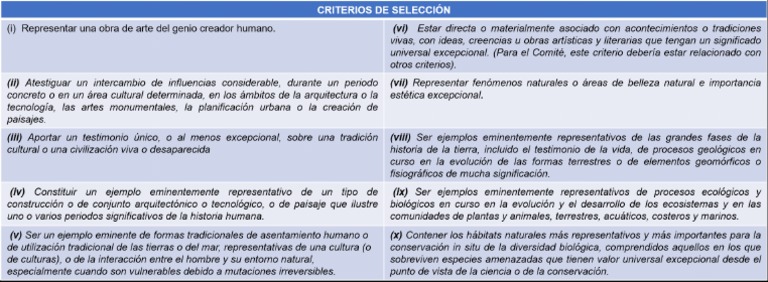 Criterios de Selección | PDF