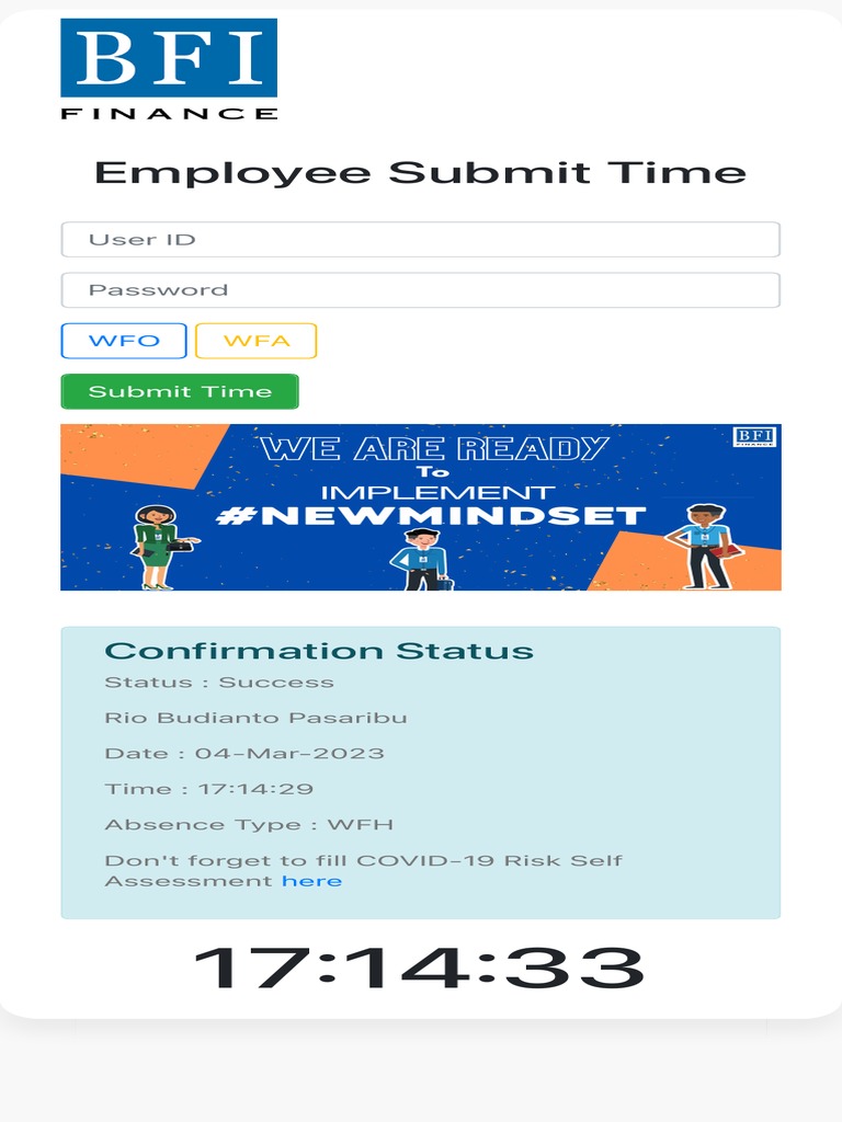 BFI Employee Submit Time 4 | PDF | Finance & Money Management