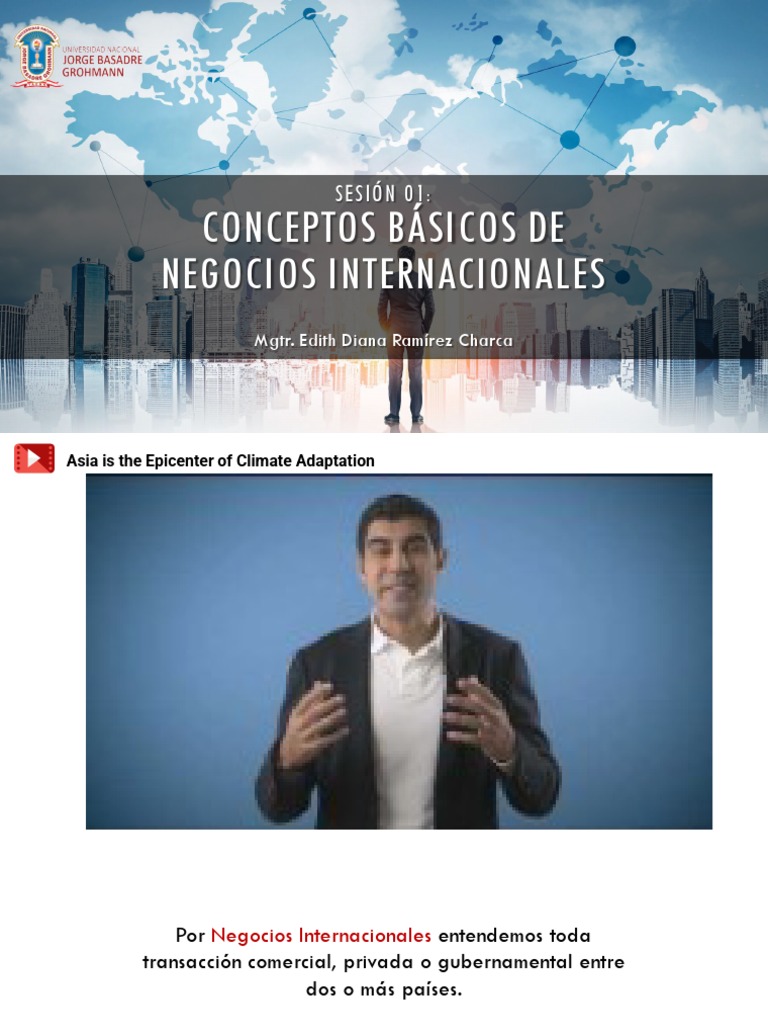 S01 Conceptos Básicos de Negocios Internacionales | PDF | Negocios Internacionales | Comercio