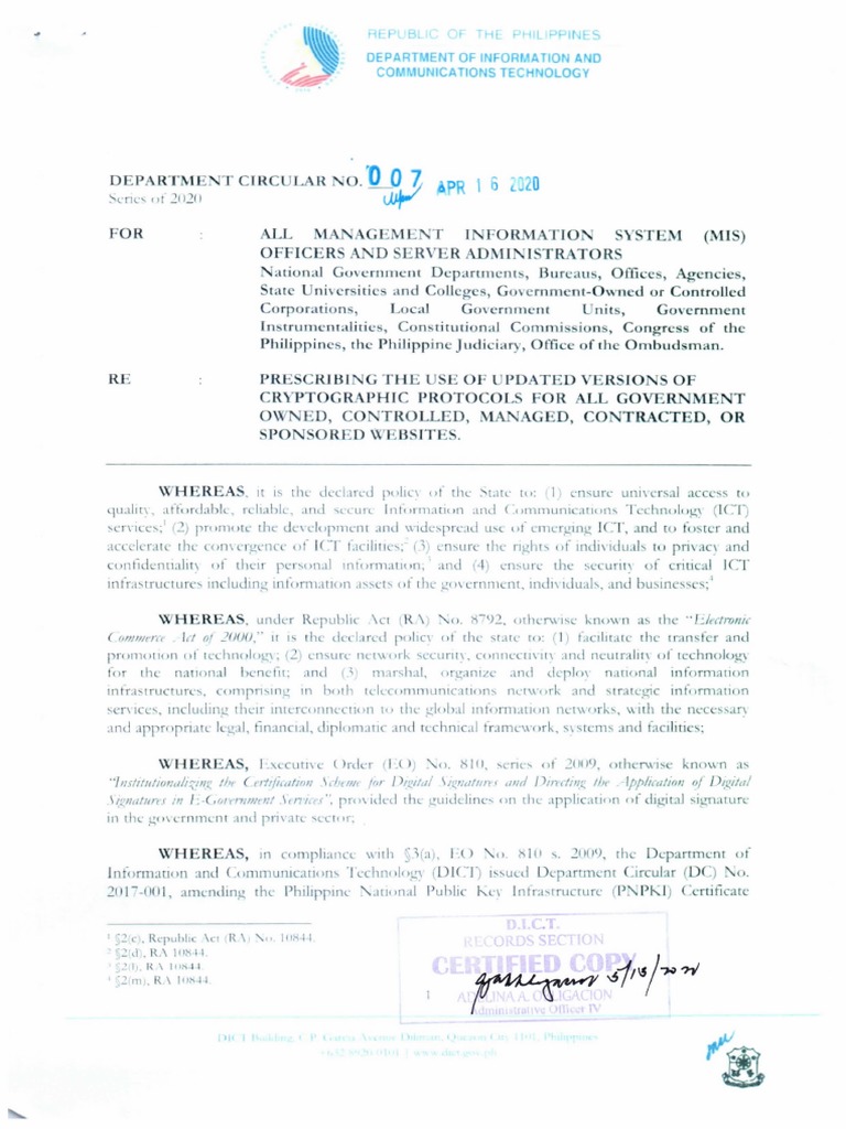 Dict DC 007 2020 | PDF