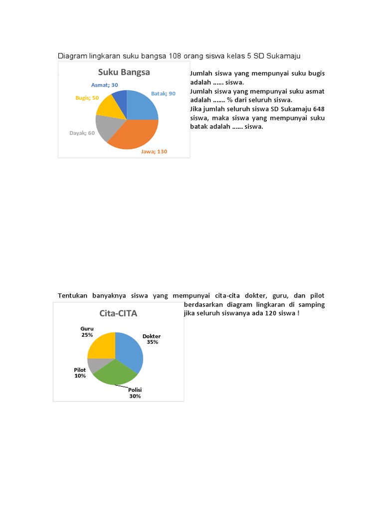 Contoh Soal Diagram Lingkaran | PDF