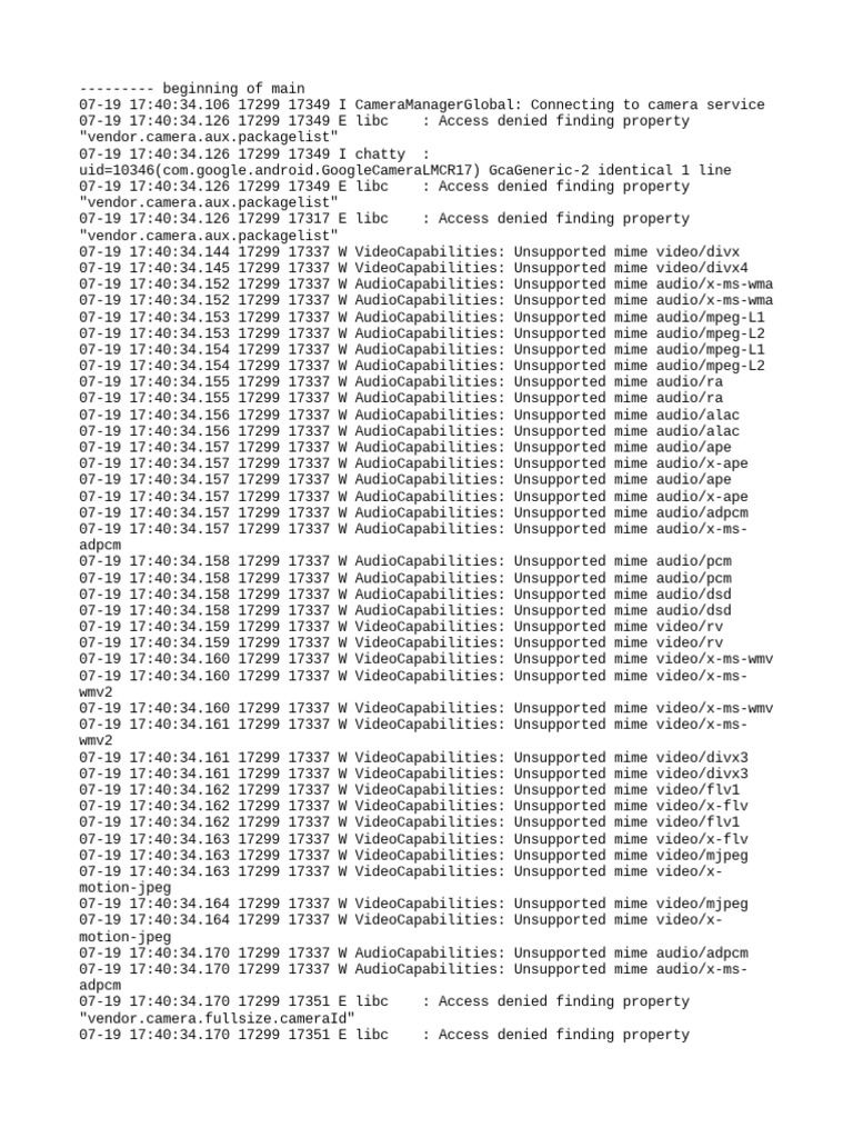 Logcat 1689763234018 | PDF | Computer File Formats | Teleconferencing