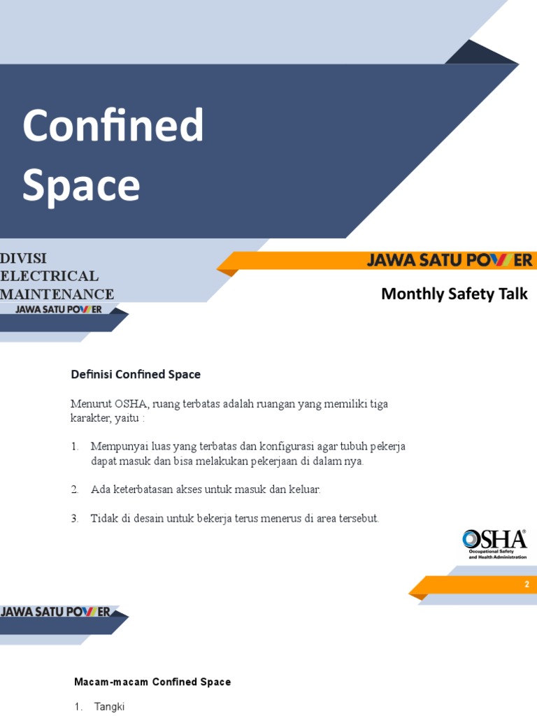 Confined Space | PDF