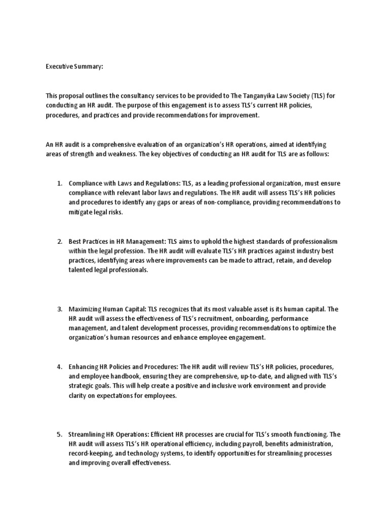 Business Consulting Assignment 3 Pdf Audit Human Resources