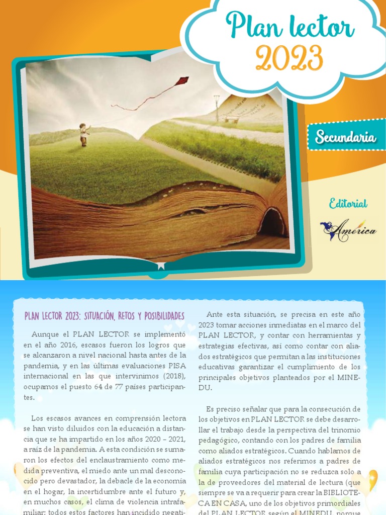 Plan Lector Secundaria 2023 - Compressed | PDF