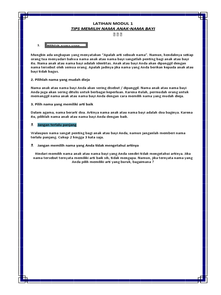 Latihan Word - 1 | PDF