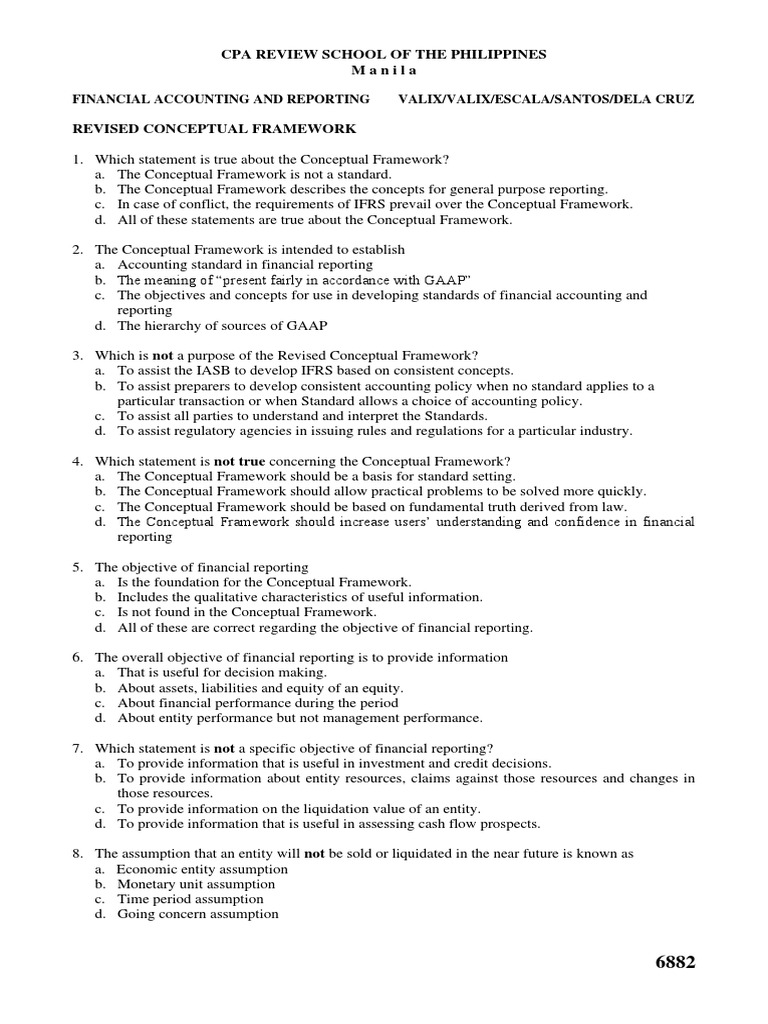 6882 - Revised Conceptual Framework | PDF | Historical Cost | Financial ... 6882 - Revised Conceptual Framework | PDF | Historical Cost | Financial ...