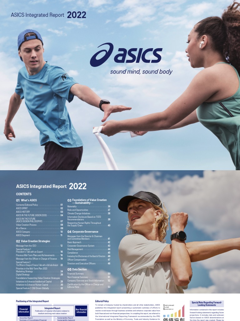 ASICS Integrated Report 2022 - en | PDF