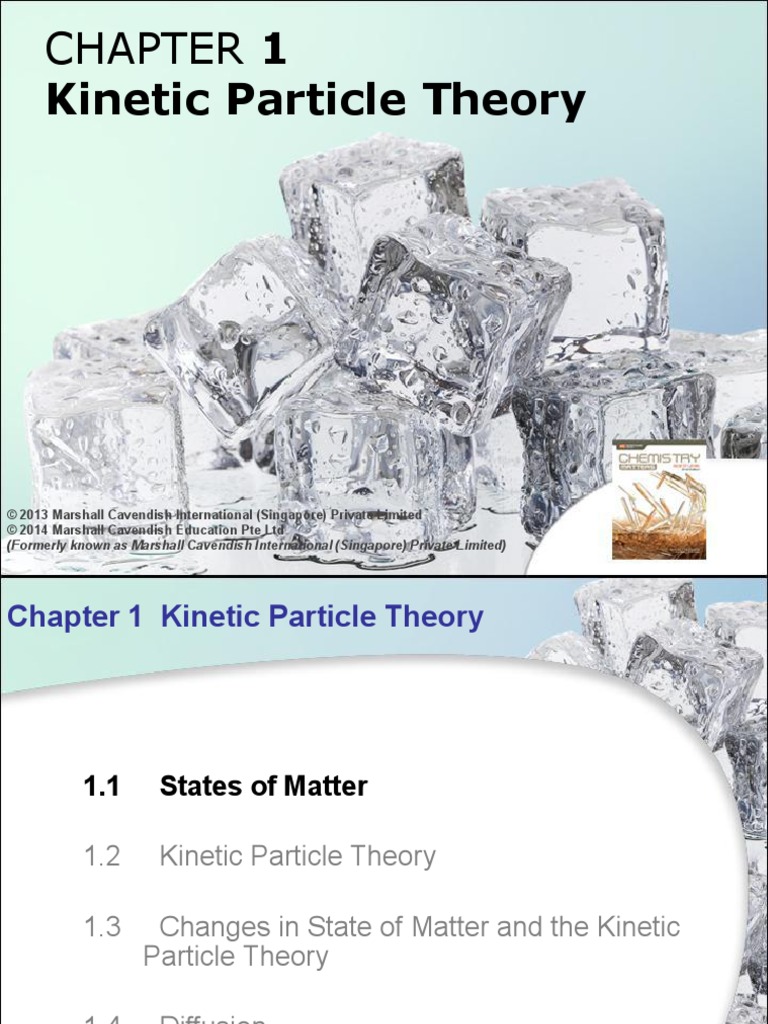 Kinetic Particle Theory | PDF | Gases | Liquids
