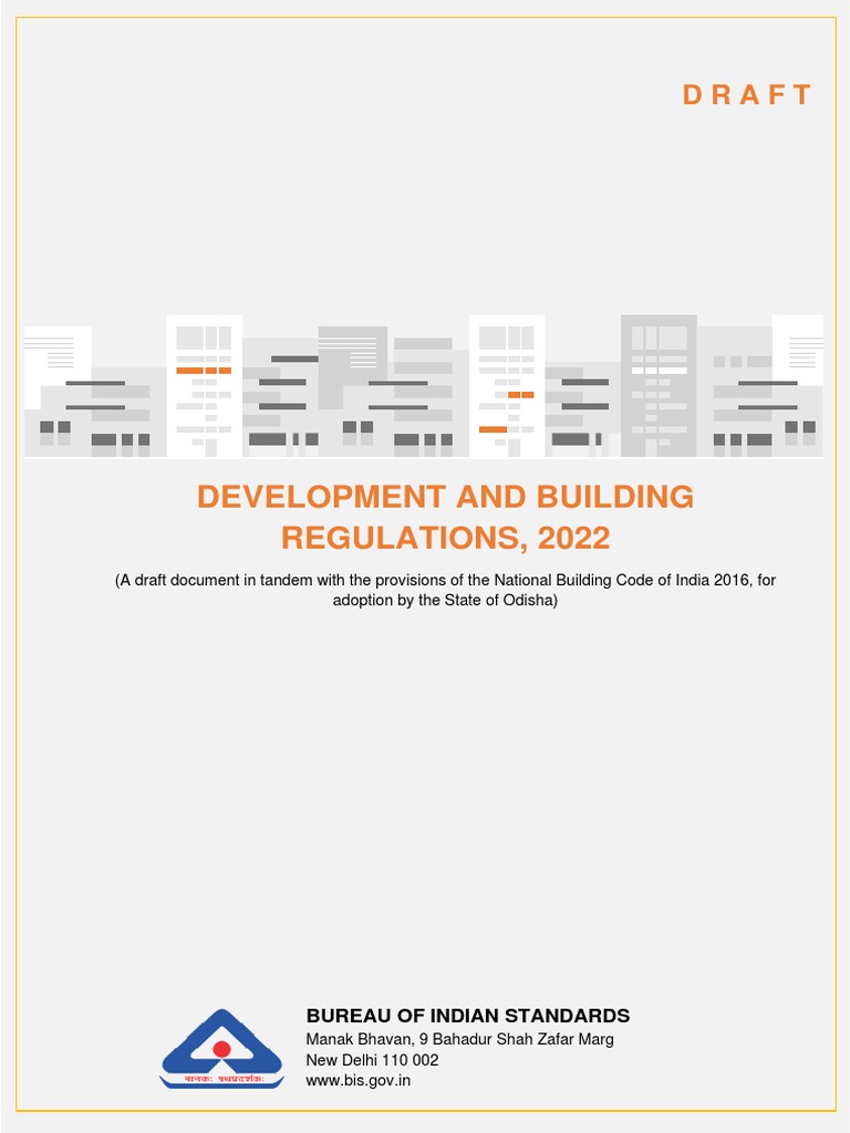 Odisha Building Regulations 2022 Draft | PDF | Building | Waste
