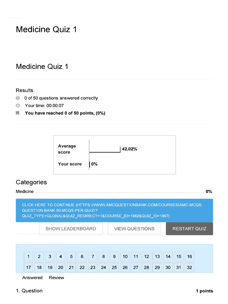 1 AMC Question Bank | PDF