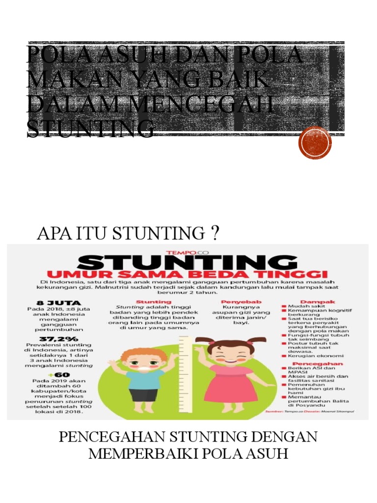 Pola Asuh Dan Pola Makan Dalam Mencegah Stunting | PDF | Pengembangan Diri | Kesehatan Holistik