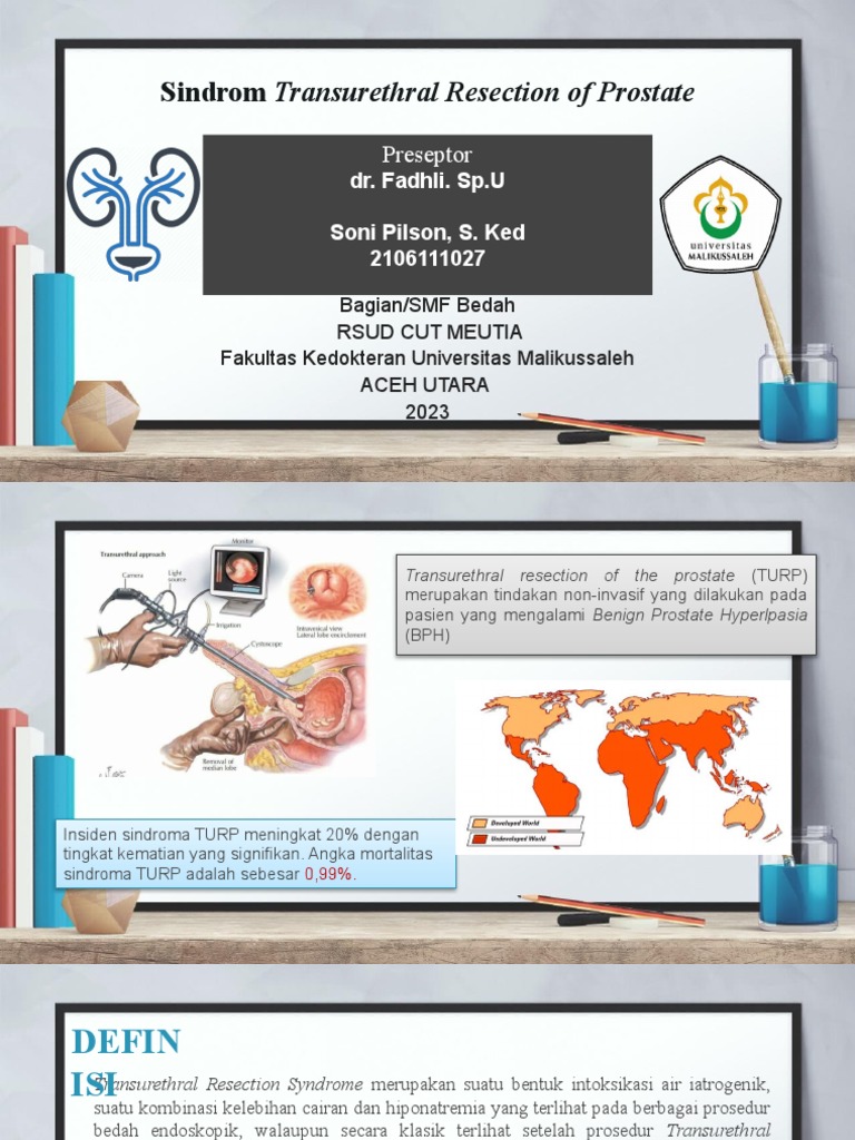 Sindrom TURP Referat PPT Soni Pilson | PDF