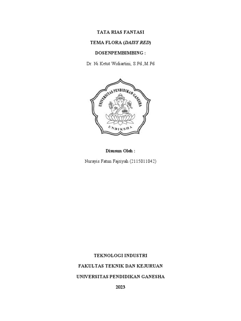 Tata Rias Fantasi Kolase | PDF