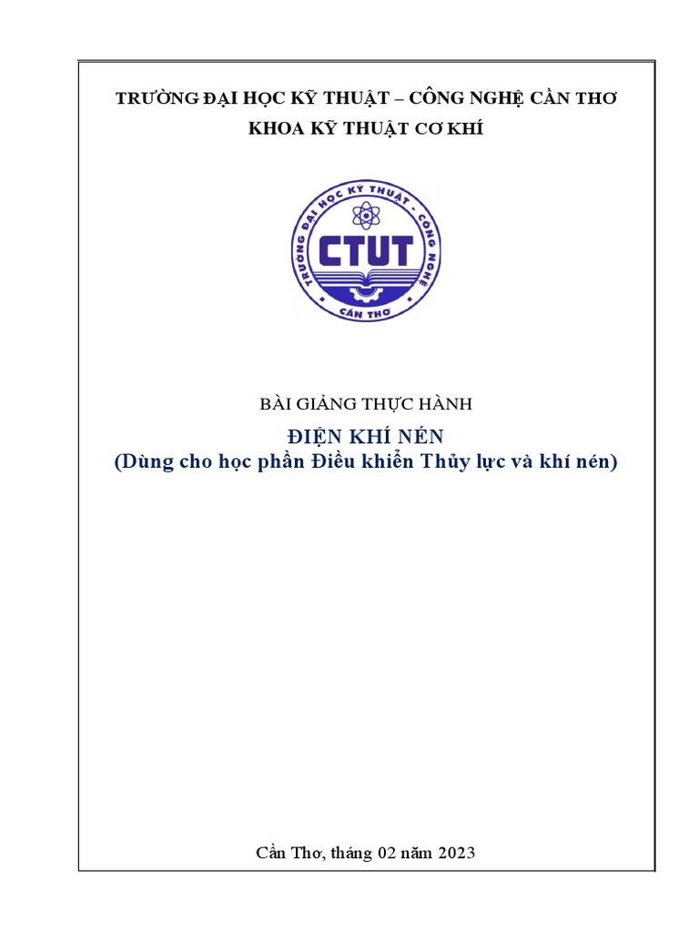 Giáo Trình Thực Hành Khí Nén Hc | PDF