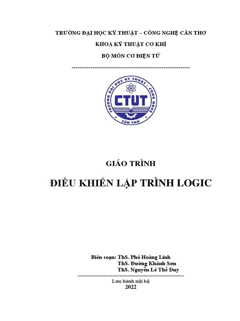 GT Dieu Khien Lap Trinh Logic | PDF