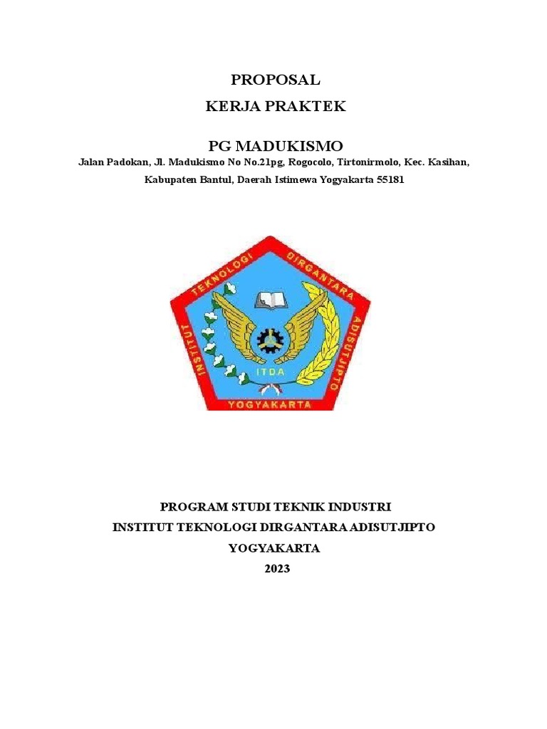 Proposal Kerja Praktek | PDF