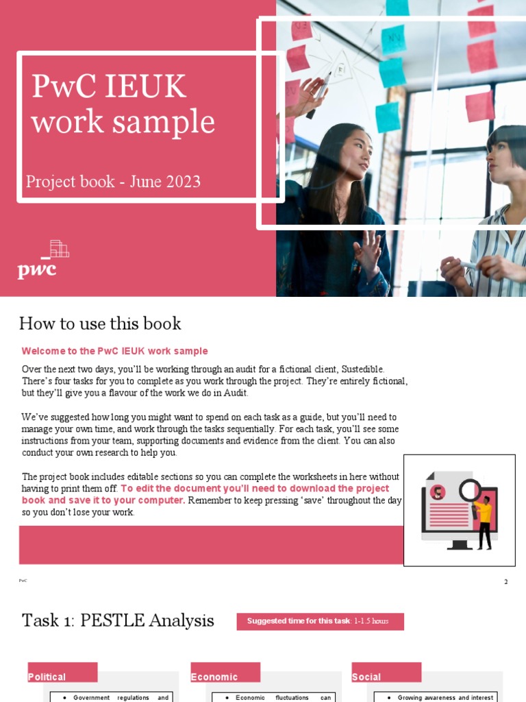 PWC IEUK Participant Project Book | PDF
