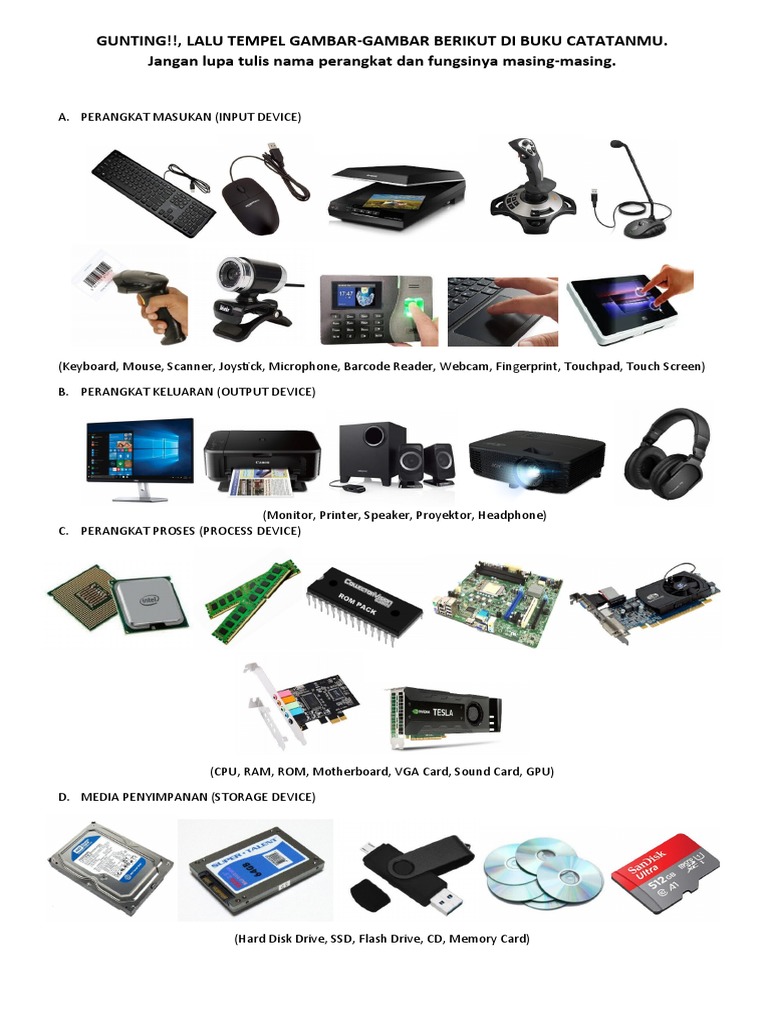 Gambar Jenis Hardware | PDF
