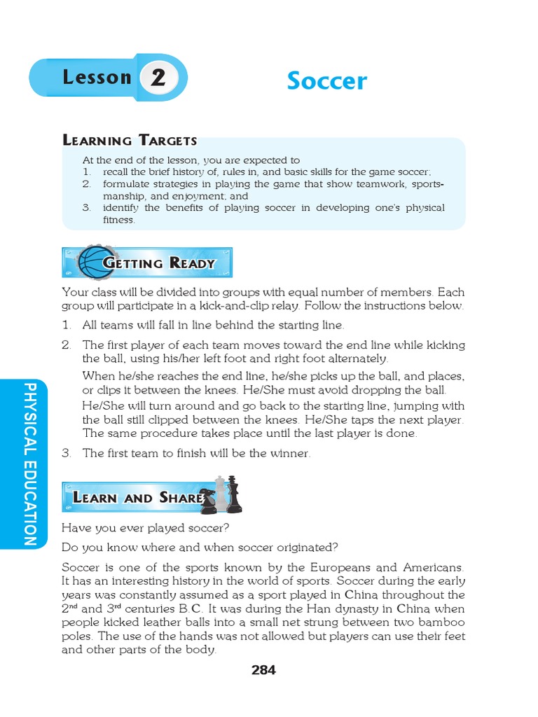 47 - Lesson 2 z2GdBS | PDF | Association Football | Athletic Sports