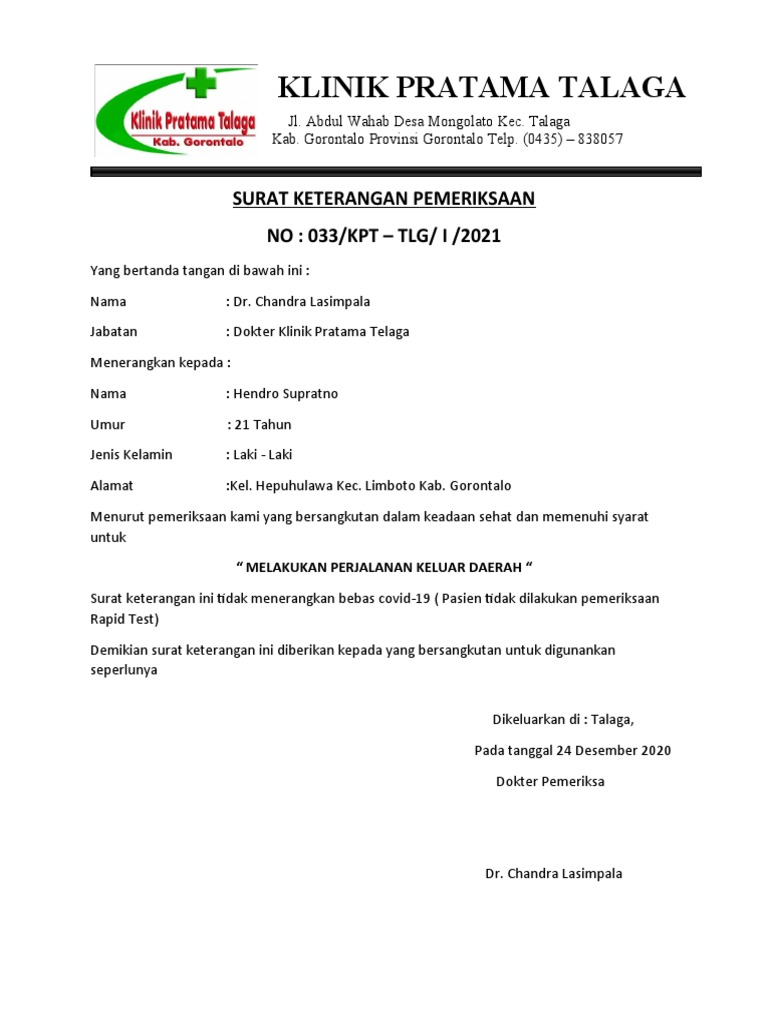 Surat Perjalanan Pdf