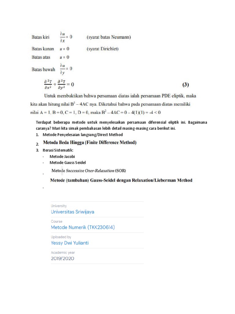 Kumpulan Referensi PDP Eliptik | PDF | Metode & Bahan Ajar