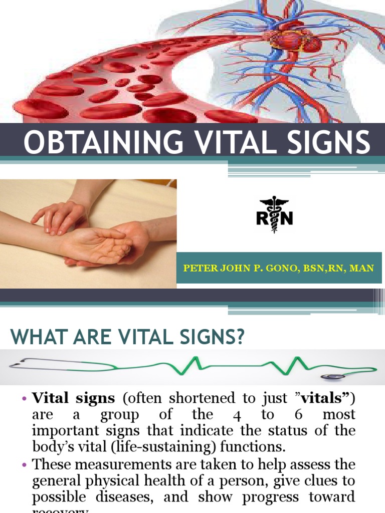 1.1 Obtaining Vital Signs | PDF | Breathing | Blood Pressure
