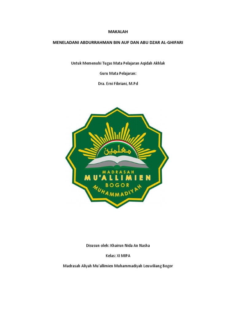 Makalah Aqidah | PDF