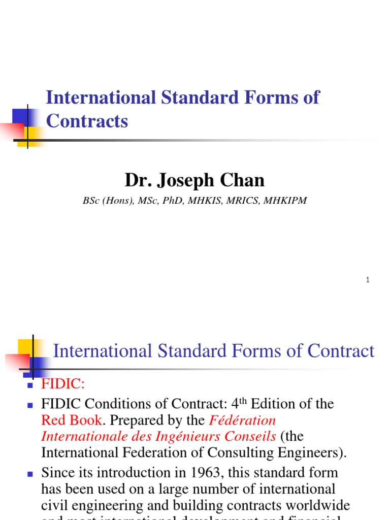 05 Fidic And Nec3 Pdf Engineering Business