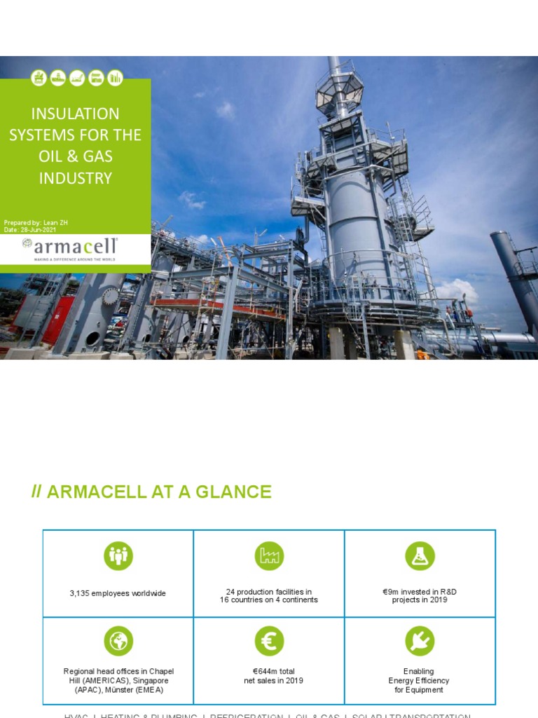 Profile - Porfolio of Armacell Group - ArmaGel HT & DT | PDF | Thermal ...
